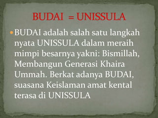 Kkn ber budai unissula | PPTX