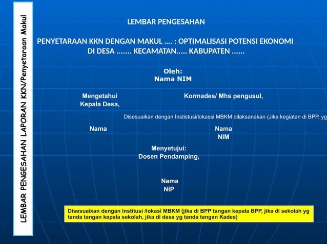 KKNT MBKM ke Makul rekognisi mbkm ke dalam makul | PPT