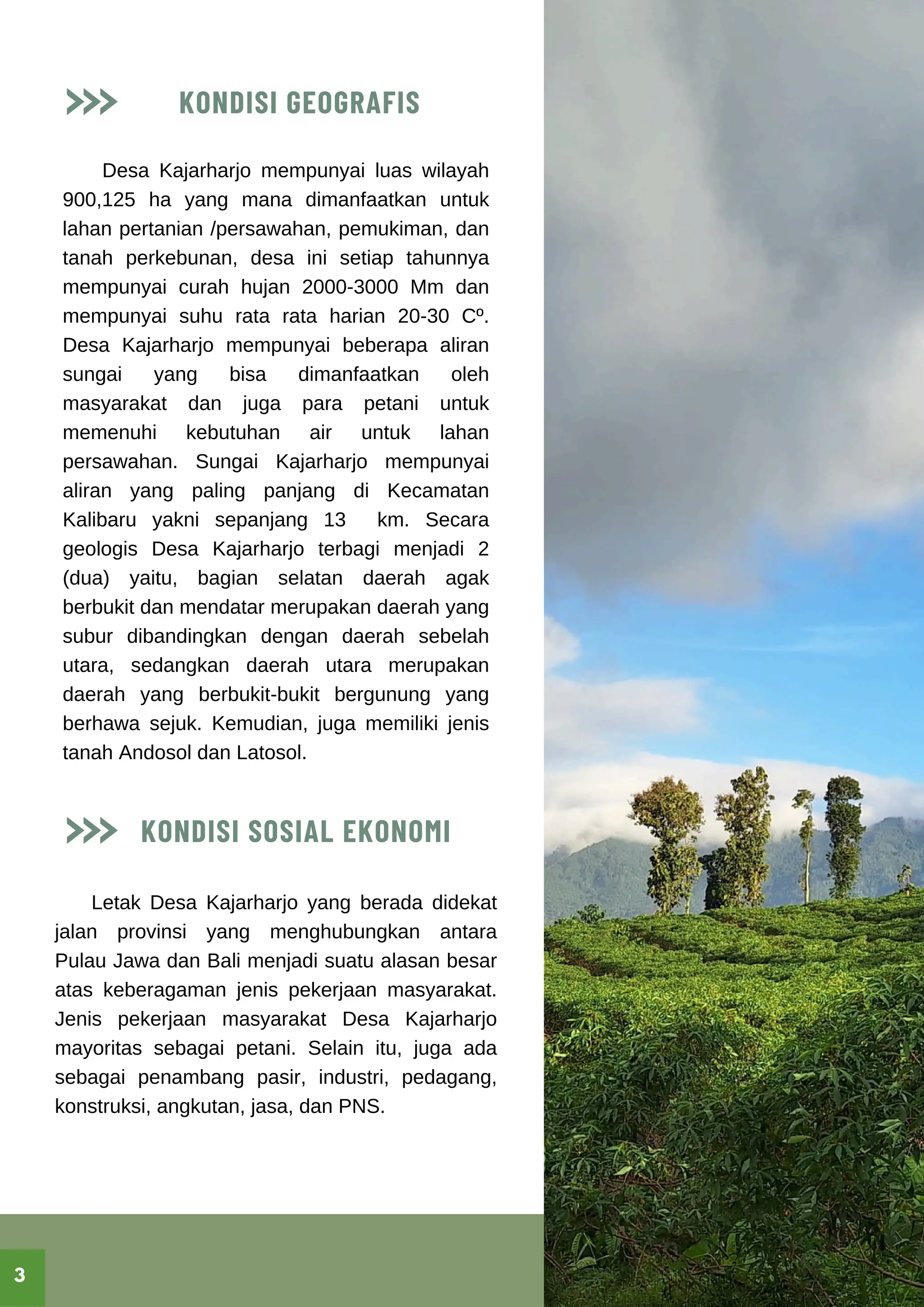 KKN UGM SELAJU KALIBARU - BOOKLET POTENSI DESA KAJARHARJO | PDF