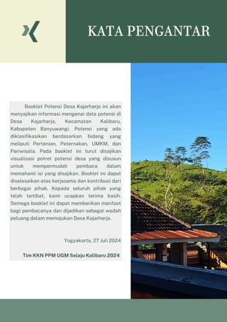 KKN UGM SELAJU KALIBARU - BOOKLET POTENSI DESA KAJARHARJO | PDF