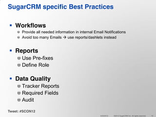 CRM 101: Session 7: Best Practices for Your CRM Implementation | PPT