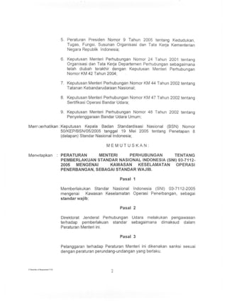 Kkop km no 44_tahun_2005 | PDF