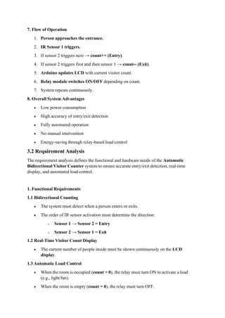 Automatic Bidirectional Visitor Counter: An Overview | PDF