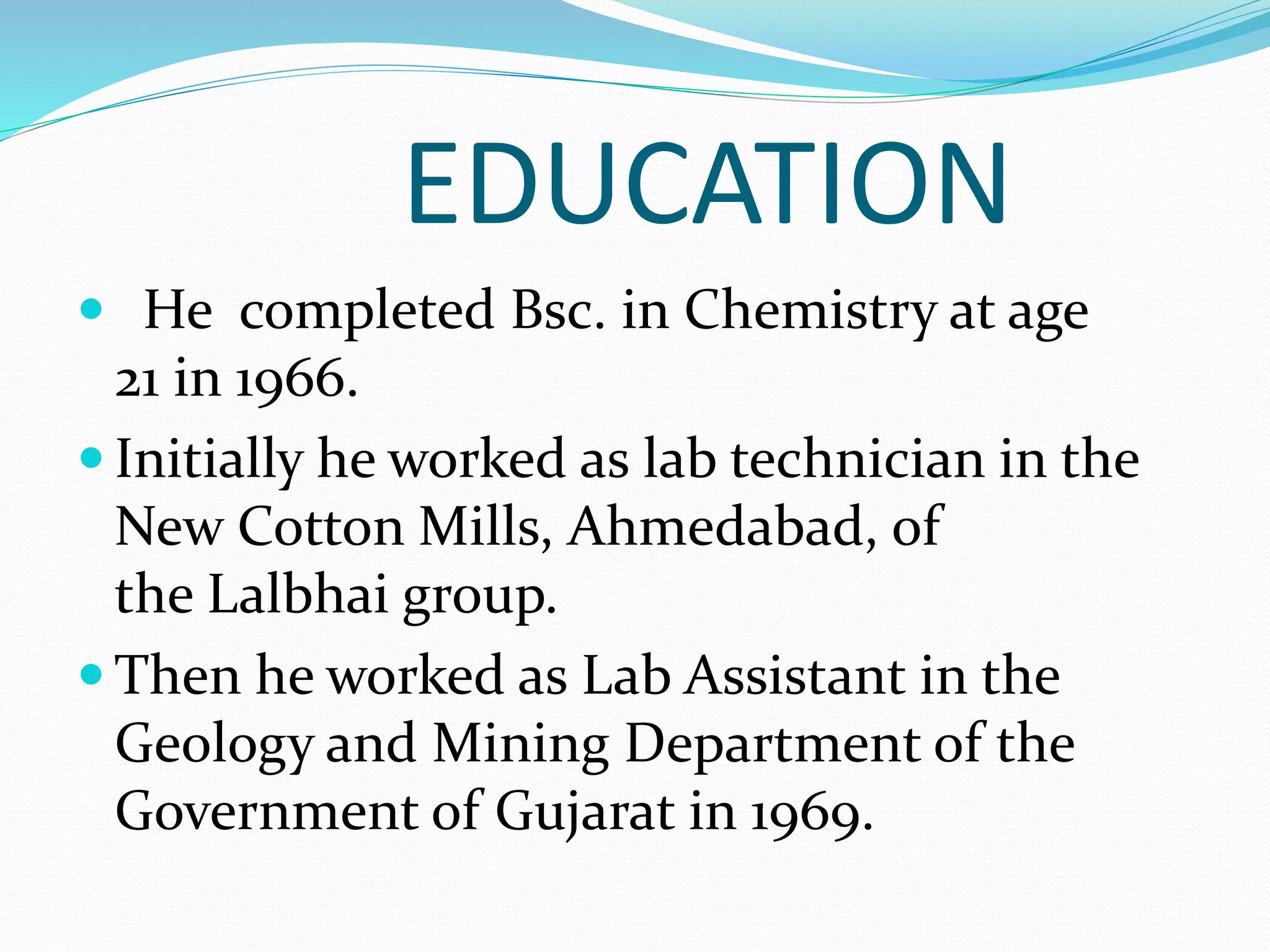 Karsanbhai Patel (Founder of NIRMA) | PPTX