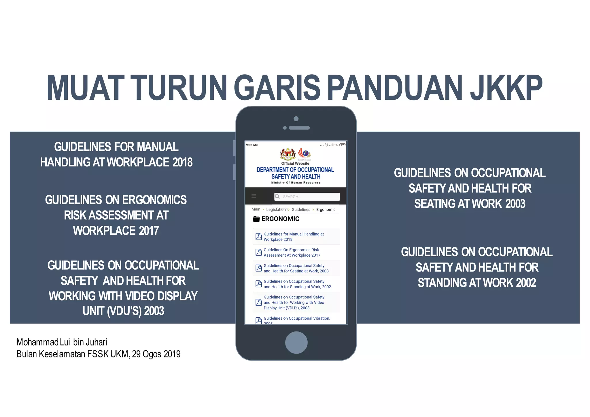 Keselamatan dan Kesihatan Pekerjaan (KKP) di Pejabat | PDF