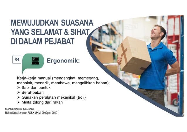 Keselamatan dan Kesihatan Pekerjaan (KKP) di Pejabat | PDF