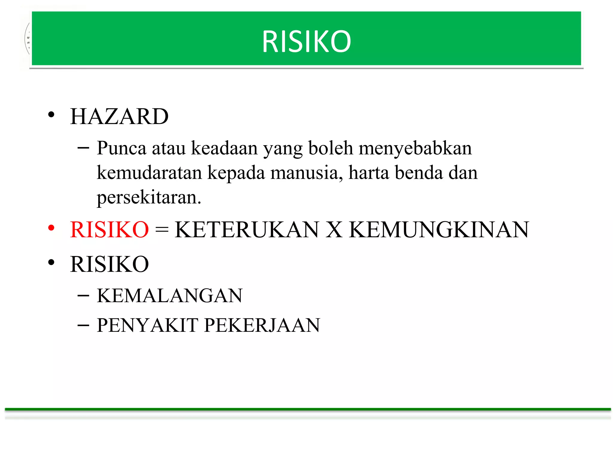 Keselamatan dan Kesihatan healthcare | PPT