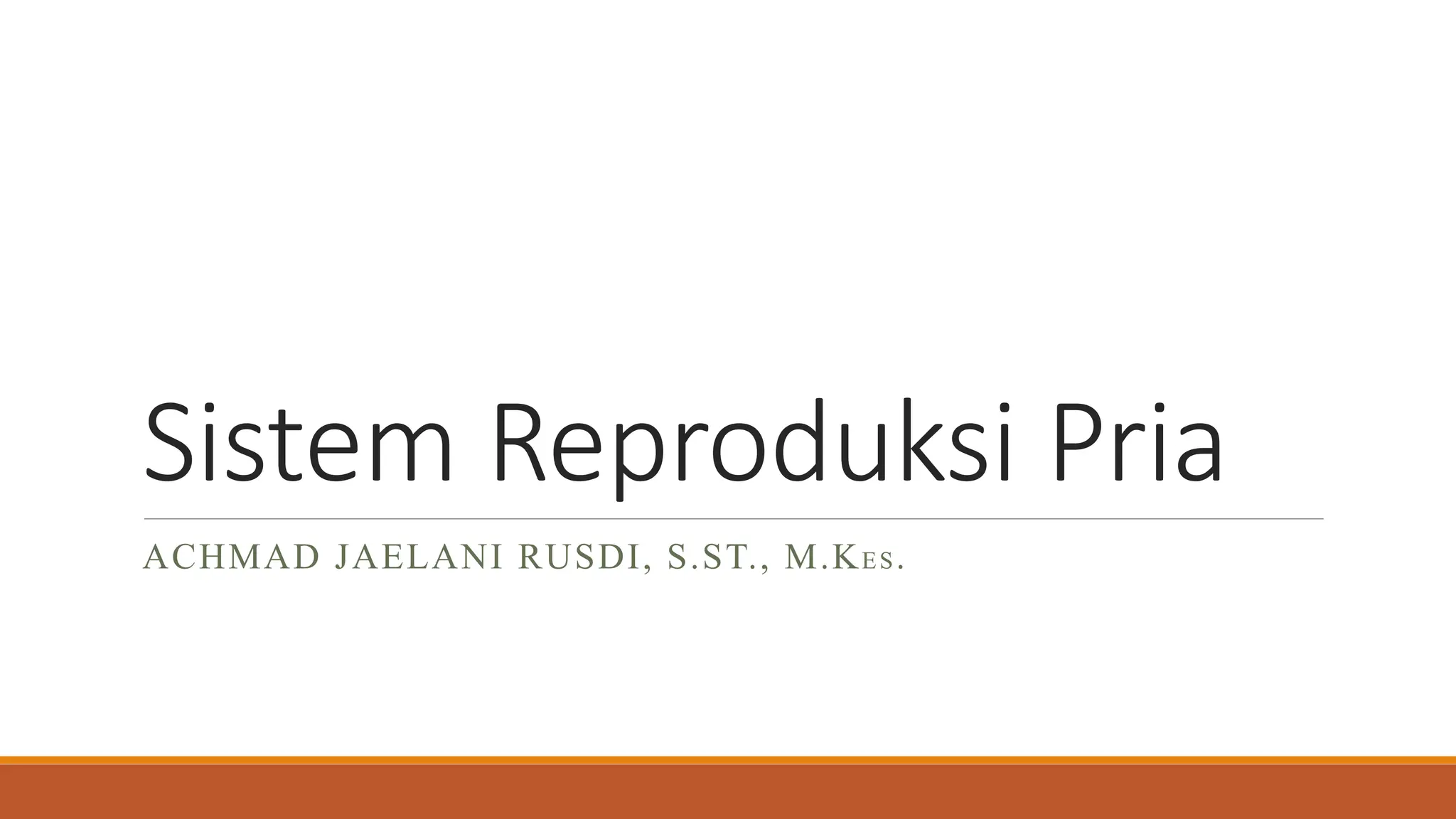 KKPMT reproduksi pria berdasarkan anatomi fisiologi, terminologi medis ...