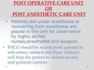Kk post operative care | PPTX | First Aid | Injuries