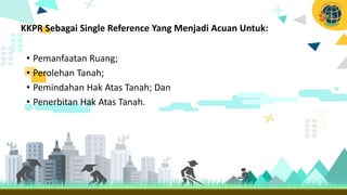 Materi Kesesuaian Kegiatan Pemanfaatan Ruang BPN | PPT
