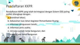 Materi Kesesuaian Kegiatan Pemanfaatan Ruang BPN | PPTX