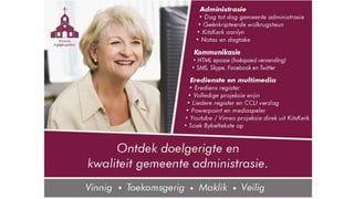 Oorsig oor KitsKerk Inligtingstelsel | PPT