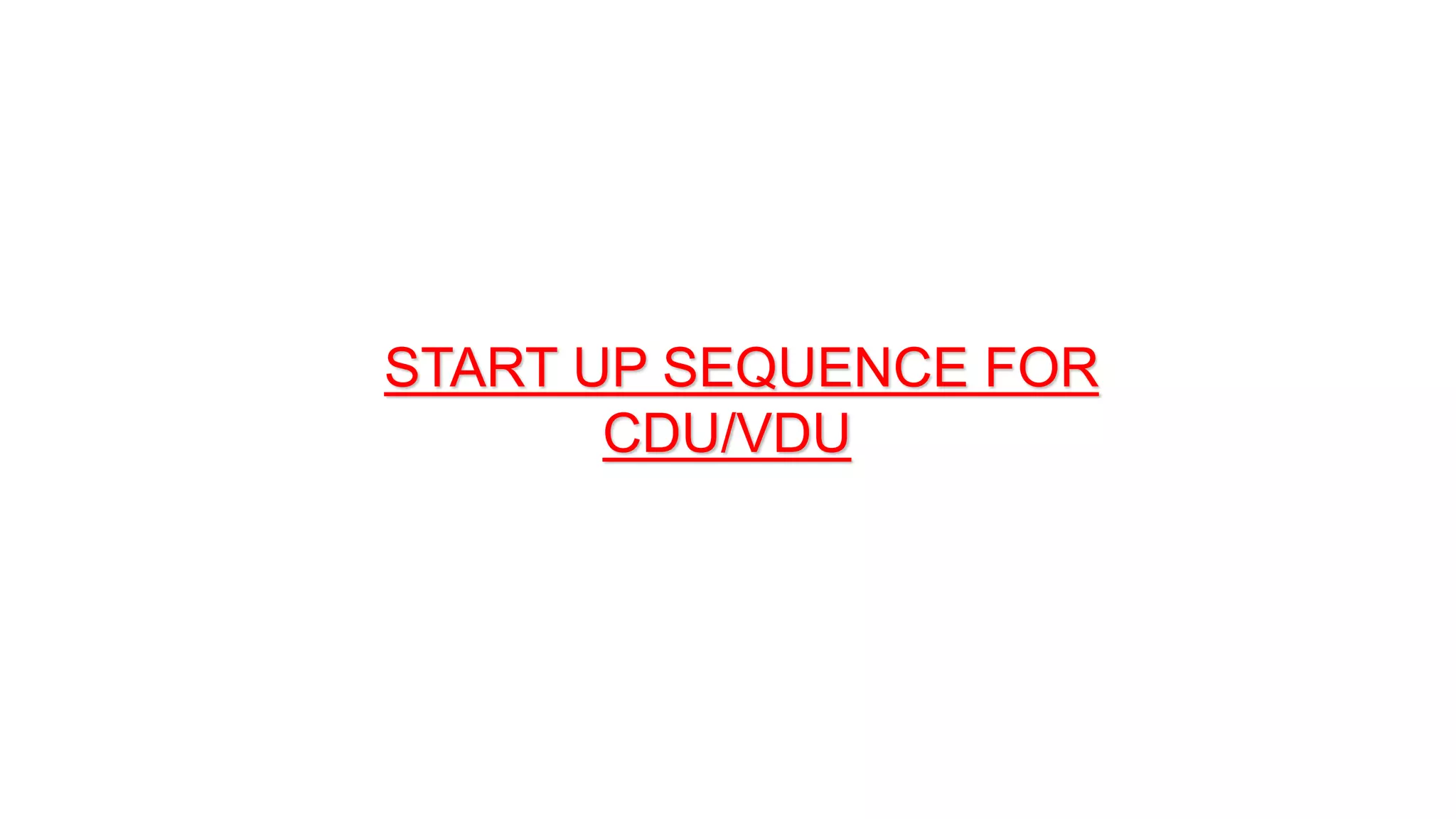 cdu and vdu unit | PPTX