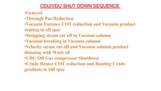 cdu and vdu unit | PPTX