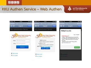 KKU IT Services on mobile | PPT