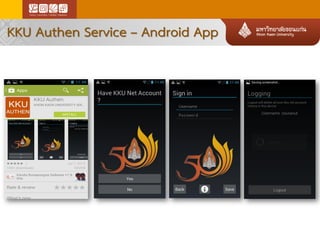 KKU IT Services on mobile | PPT