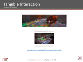 Prototyping in Tangible Interfaces for Complex Systems | PPT