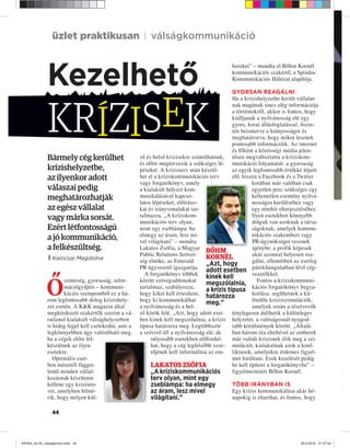 Kezelhető krízisek | PDF