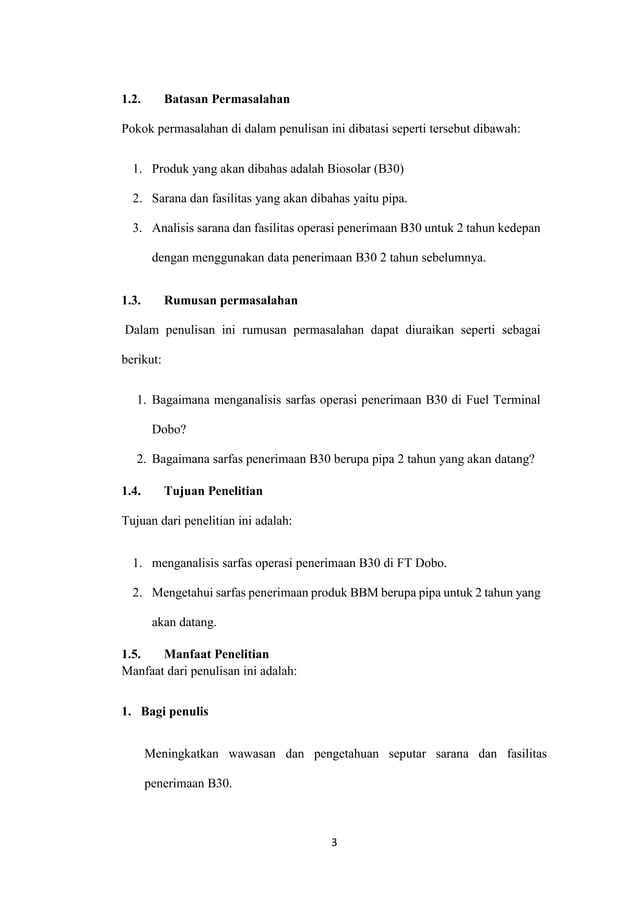 KKW-Penerimaan BBM (B30) | DOCX