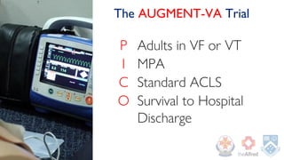 Manual pressure augmentation in OHCA - David Anderson - TBS24 | PDF