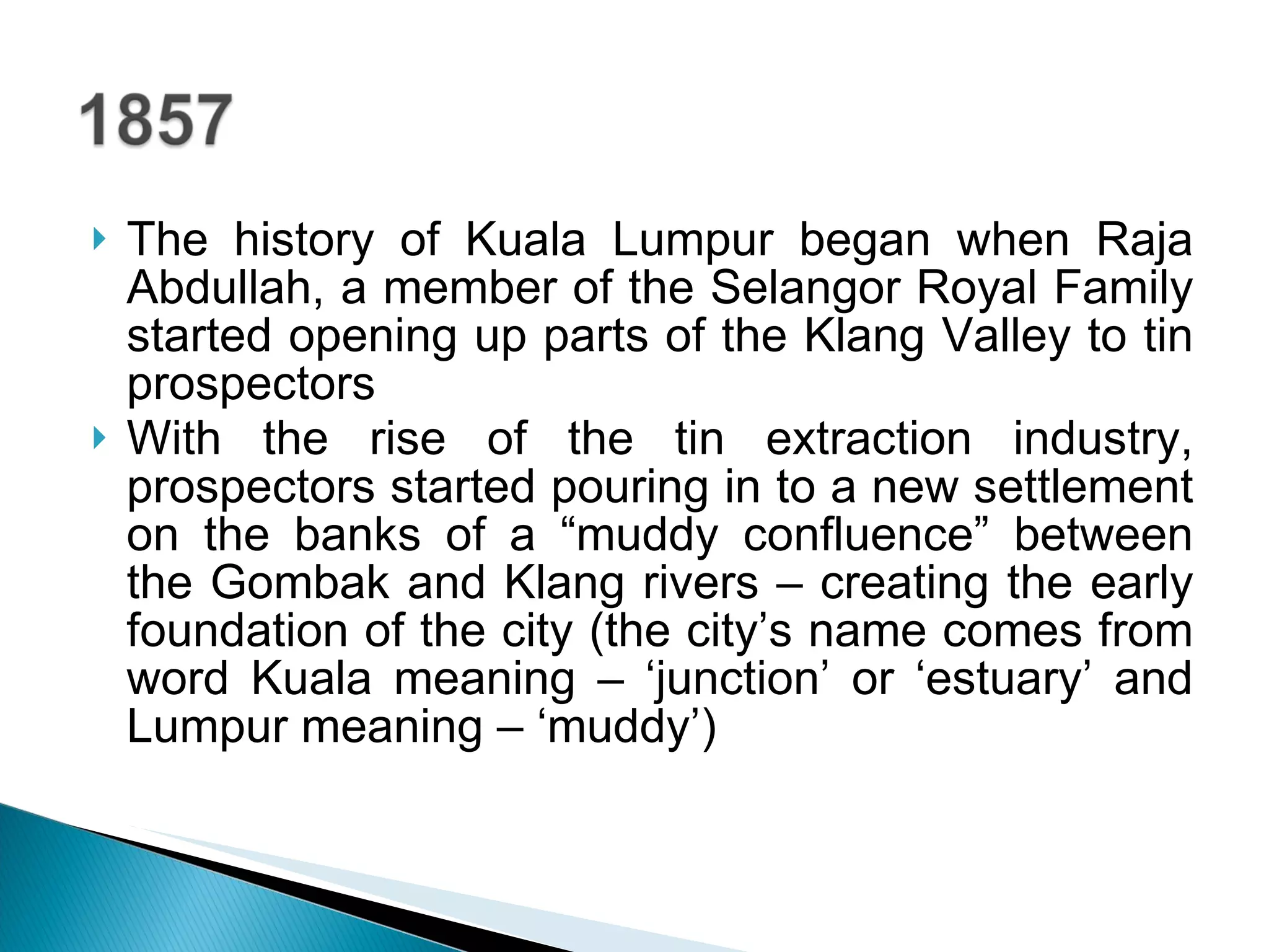 Kl A Brief History | PPT