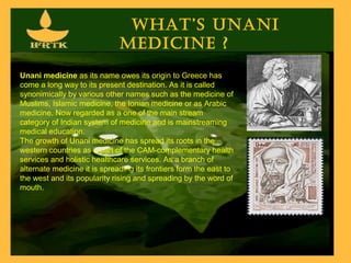 Unani medicine an empowerment tool to malaysia | PPT