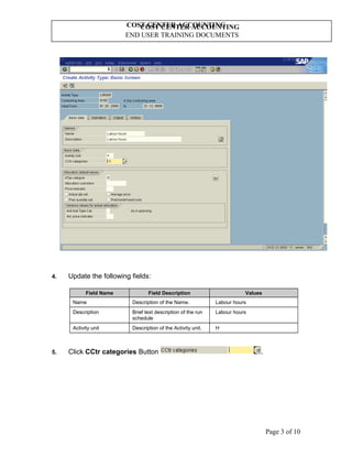 Kl01 Create Activity Type | DOC