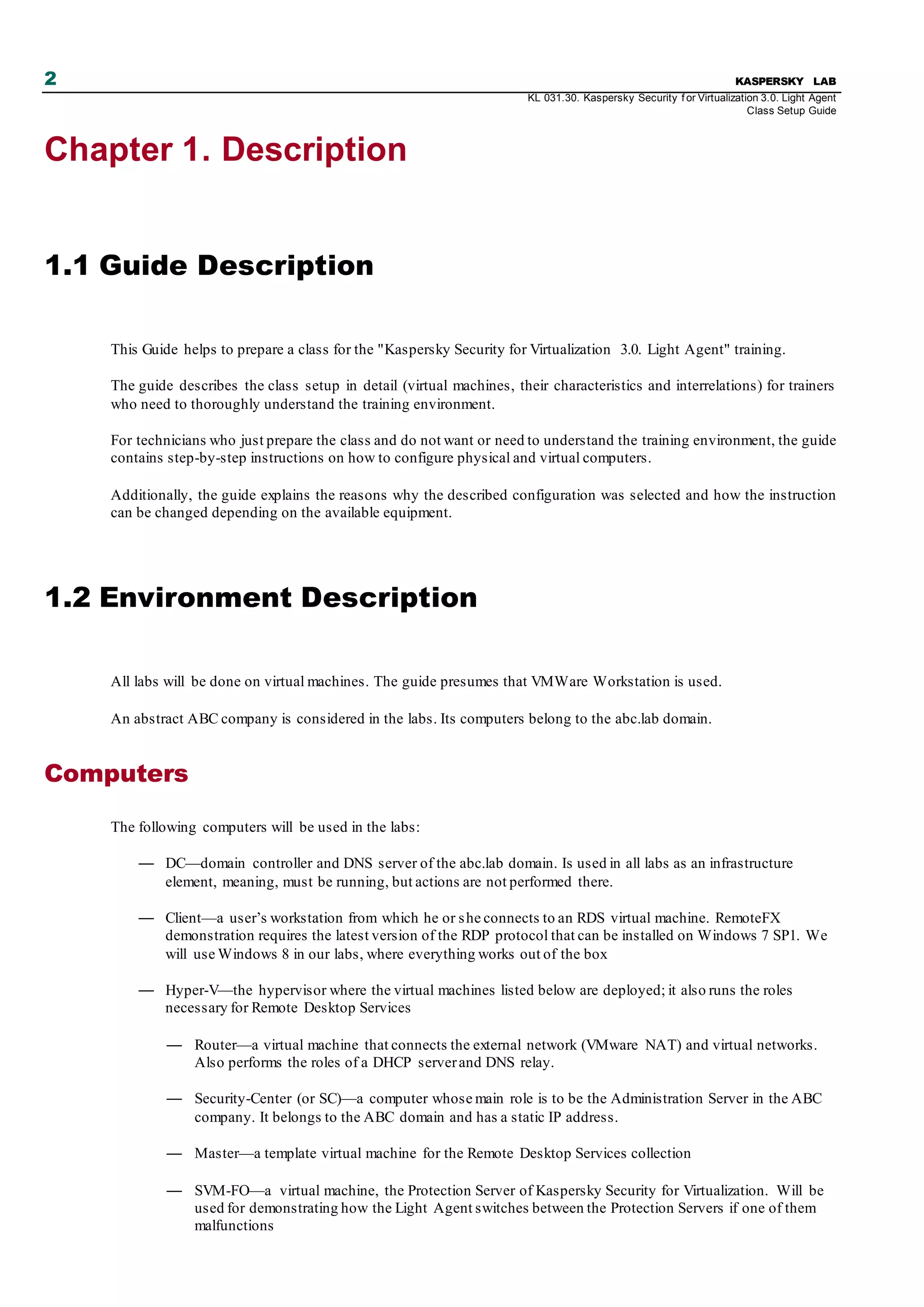 Kl 031.30 eng_class_setup_guide_1.2 | PDF