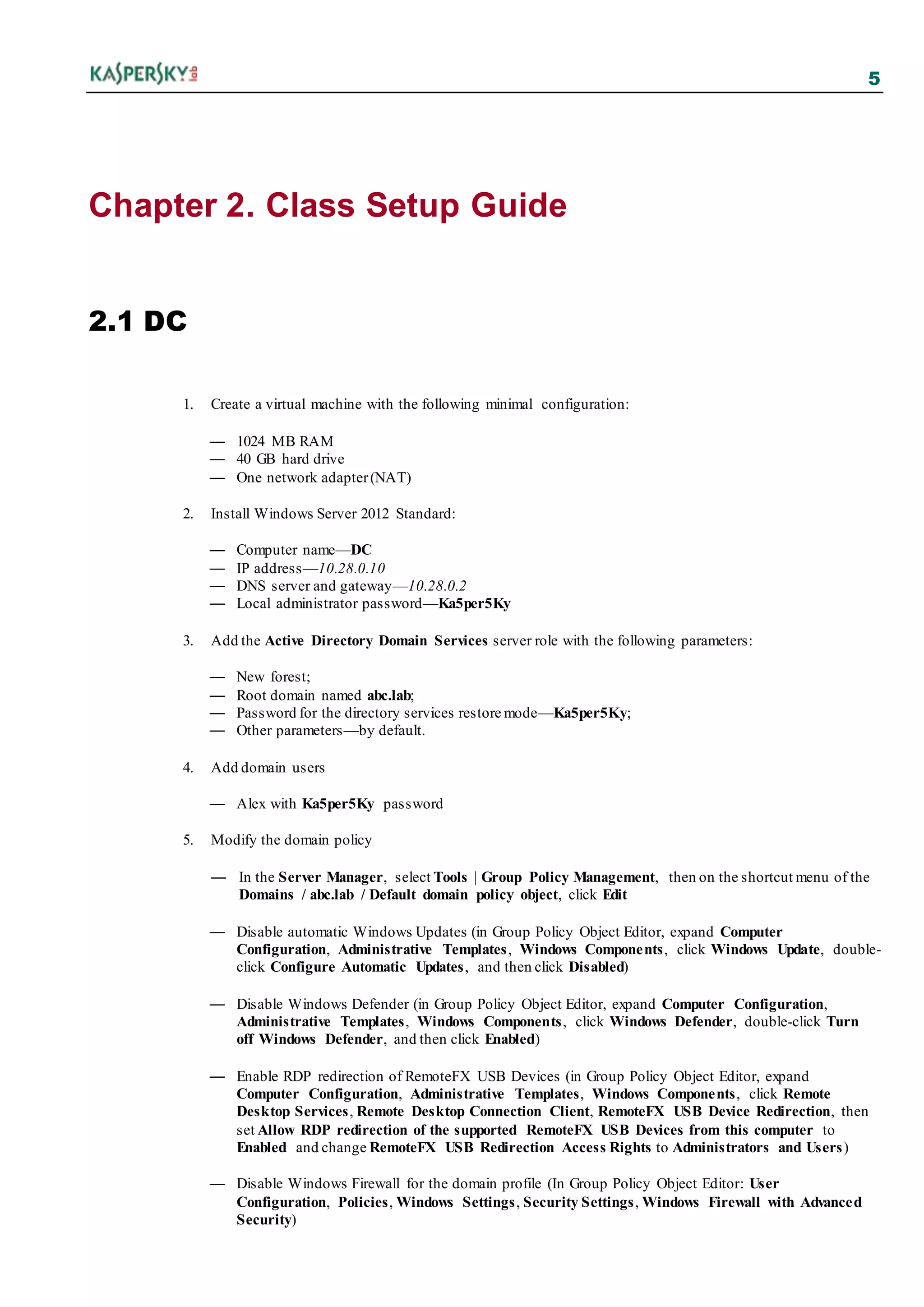 Kl 031.30 eng_class_setup_guide_1.2 | PDF