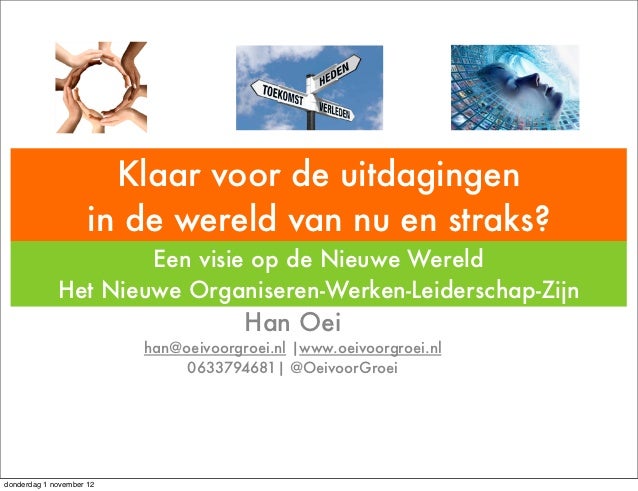 Klaar Voor De Wereld Van Nu En Straks? Klaar Voor De Wereld Van Nu En Straks?