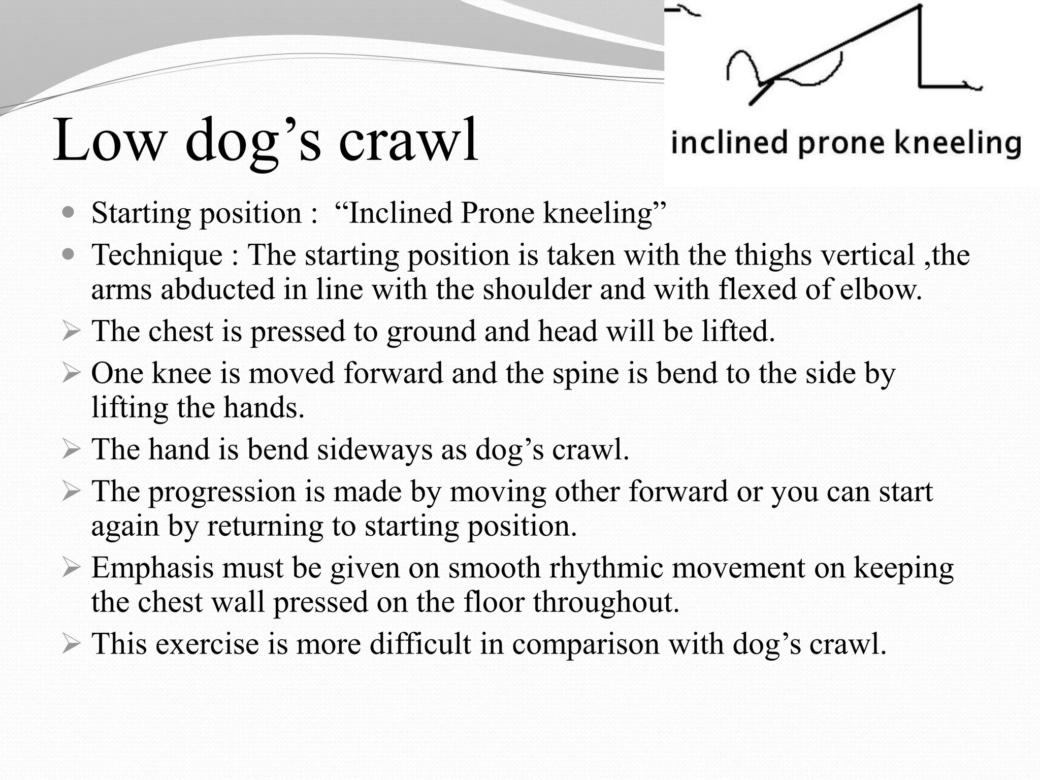 Klapp's crawl by Dr. Nidhi Vedawala | PPTX