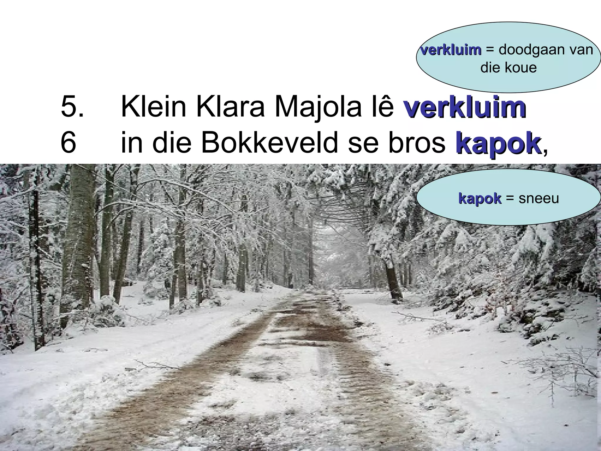Klara Majola Afrikaans Gedig | PPT