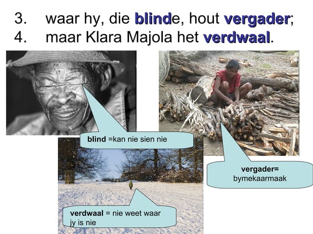 Klara Majola Afrikaans Gedig | PPT