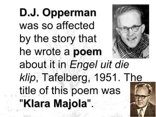 Klara Majola: a Introduction in English | PPT
