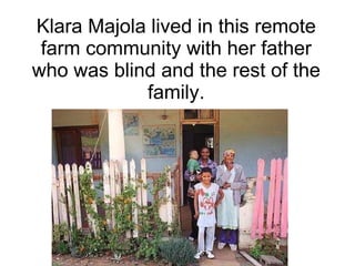 Klara Majola: a Introduction in English | PPT