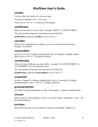 Klarf View Users Guide | PDF