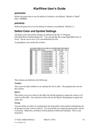 Klarf View Users Guide | PDF