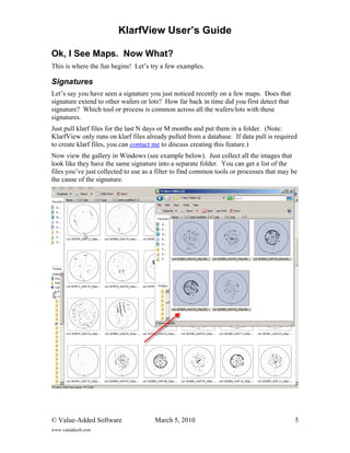 Klarf View Users Guide | PDF