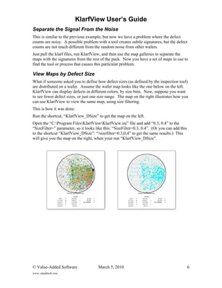 Klarf View Users Guide | PDF