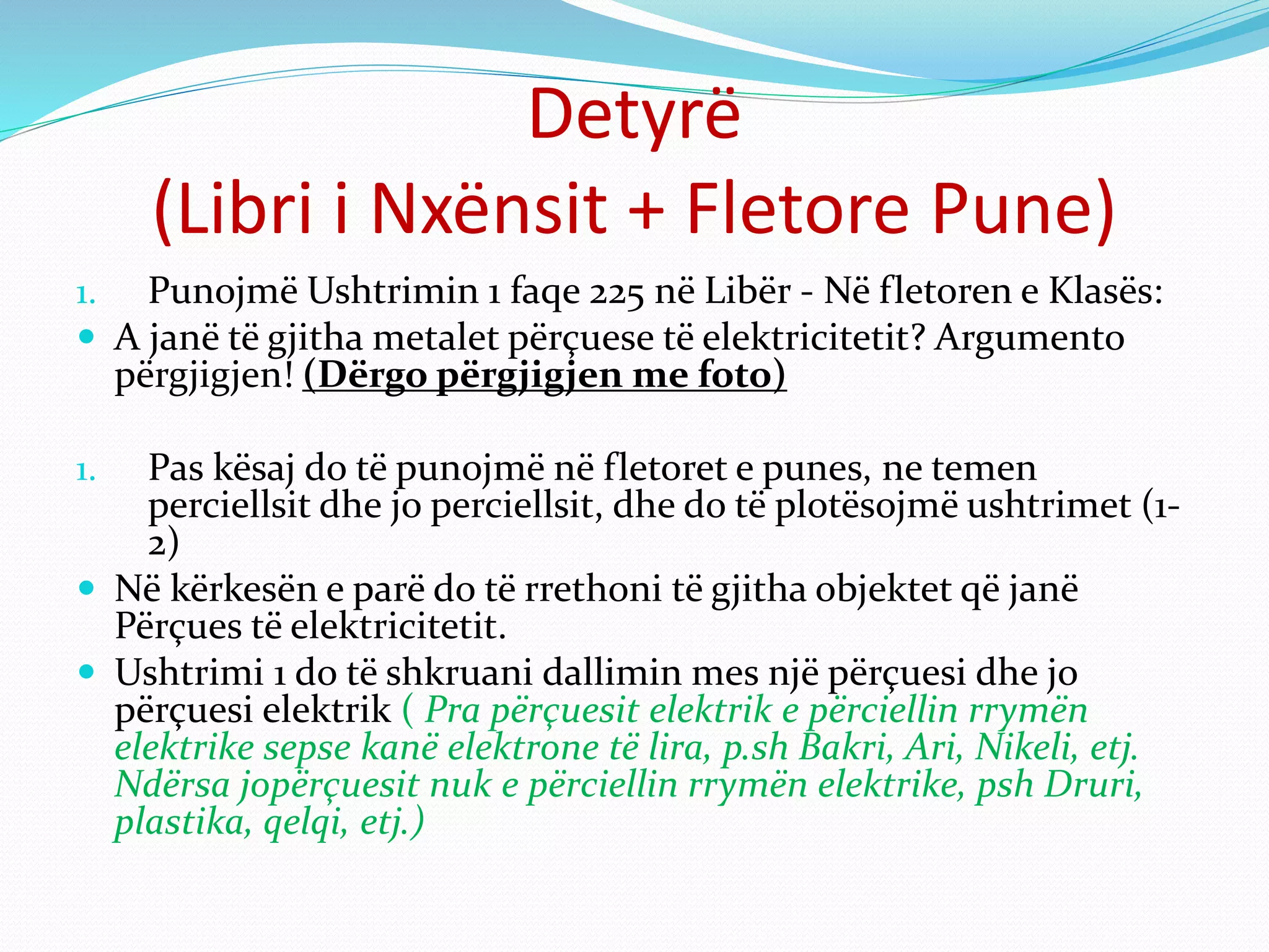 Percuesit dhe Jopercuesit | PPTX