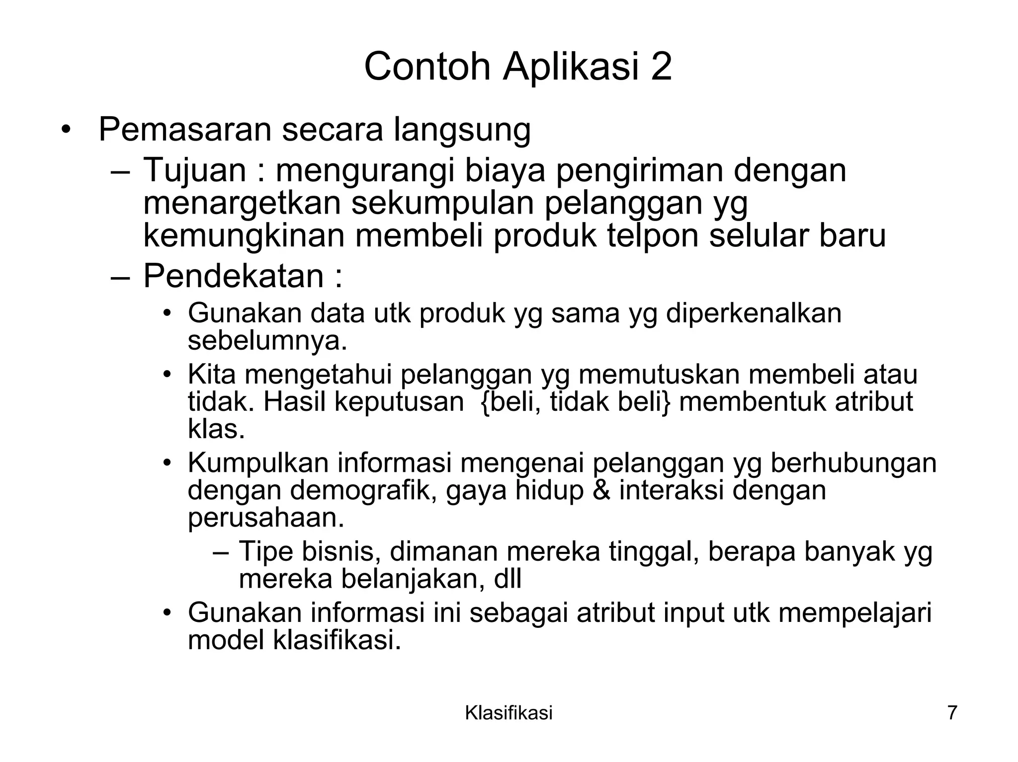 Klasifikasi pohon keputusan | PDF