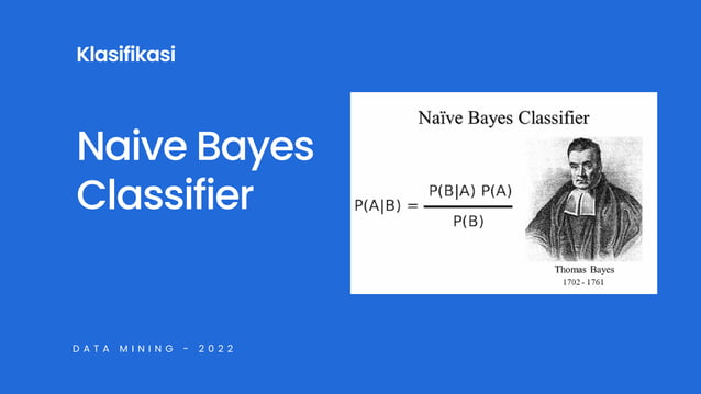 Klasifikasi - Algoritma Naive Bayes | PDF