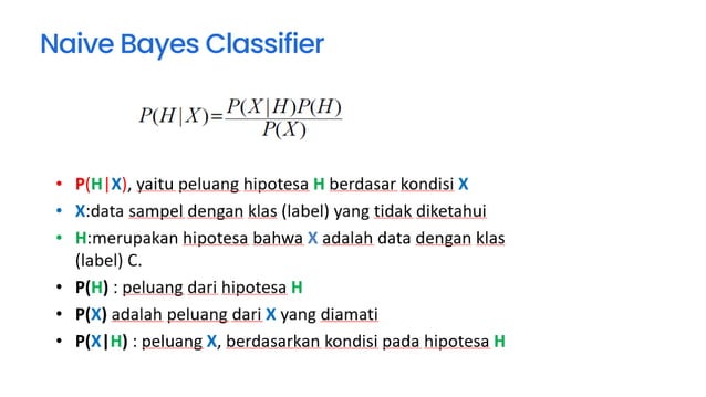 Klasifikasi - Algoritma Naive Bayes | PDF