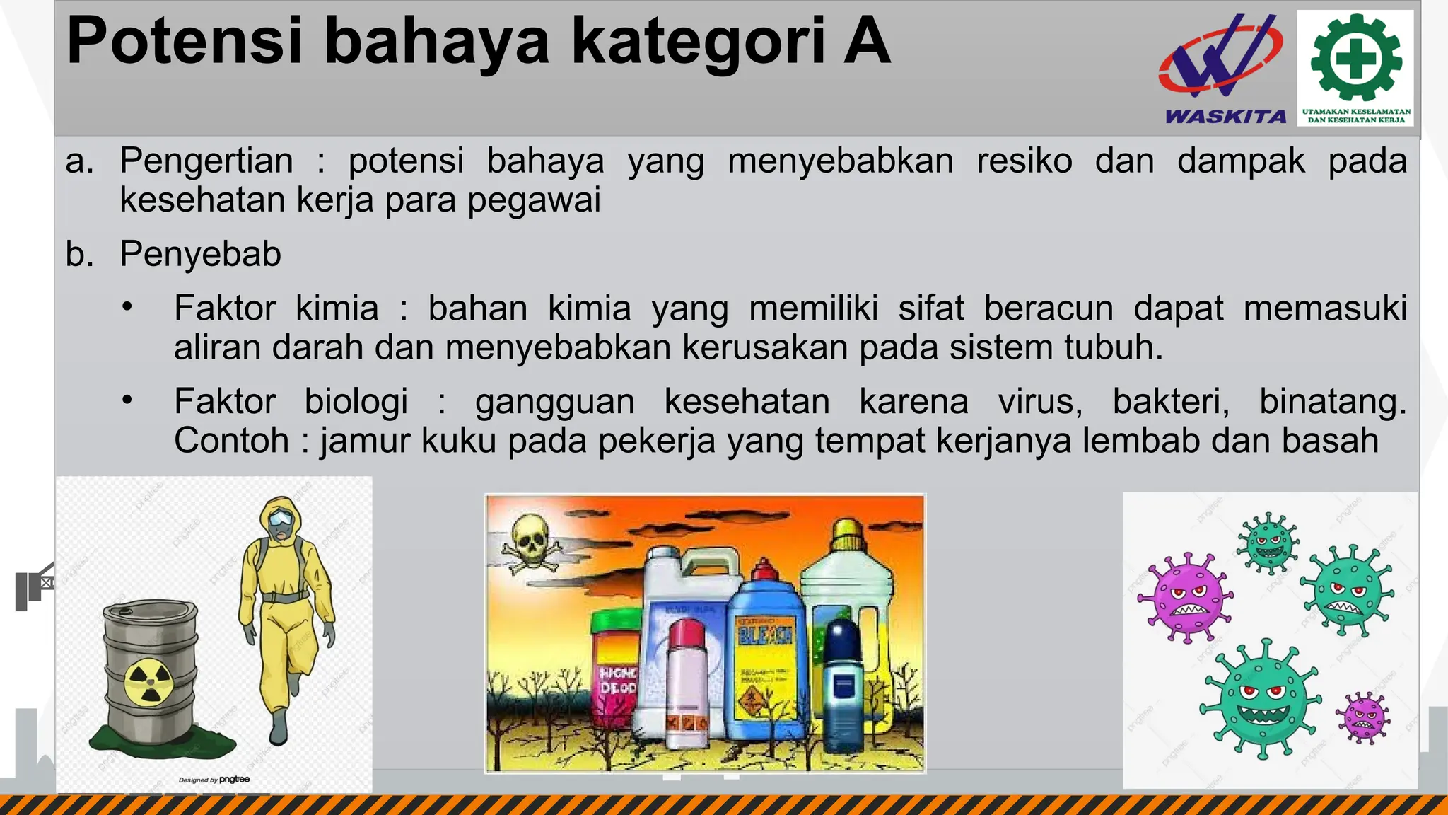 KLASIFIKASI BAHAYA DIAREA KERJA YANG ADA DI AREA PROYEK.pptx