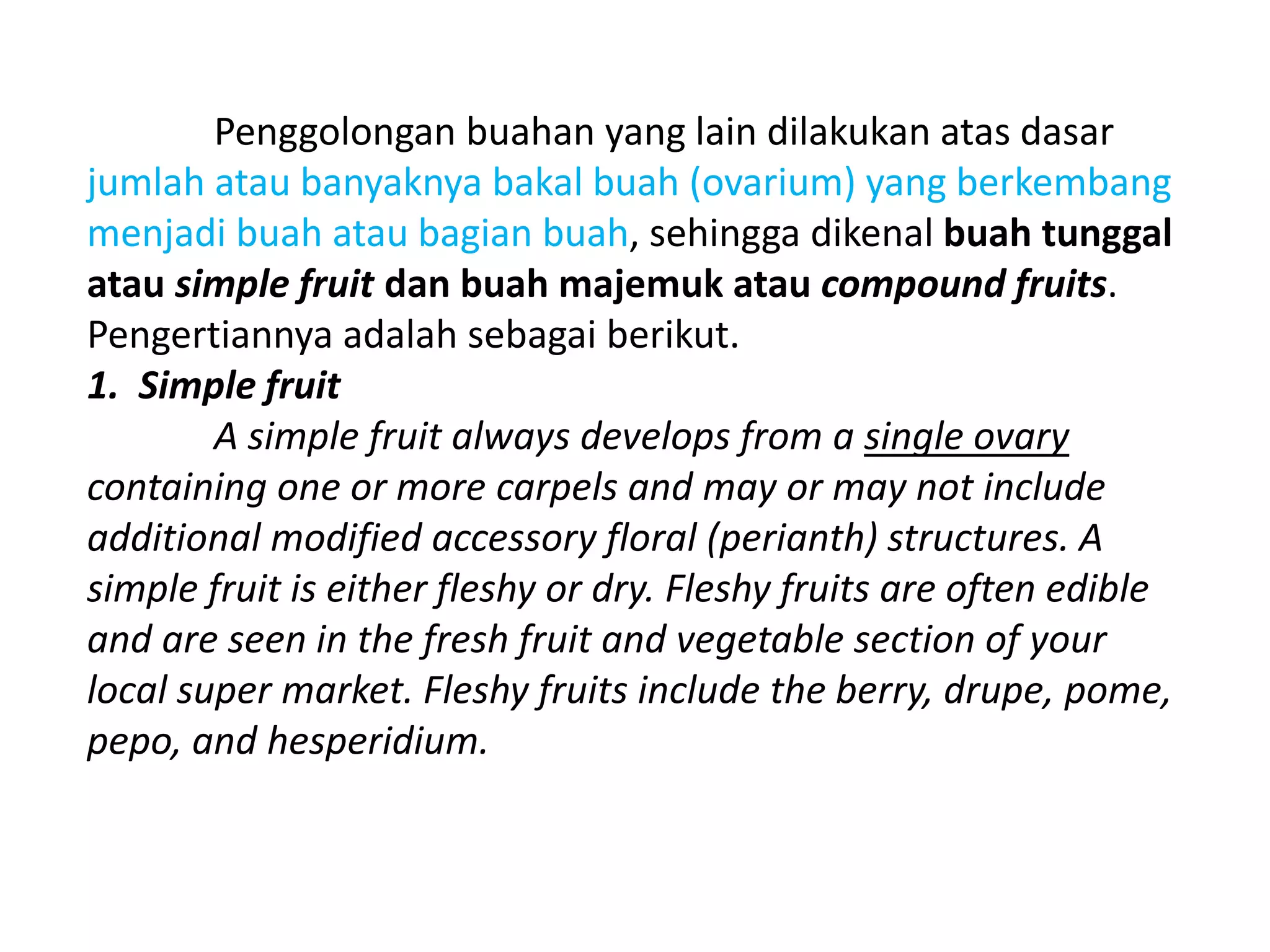 Klasifikasi buah (4) | PPTX