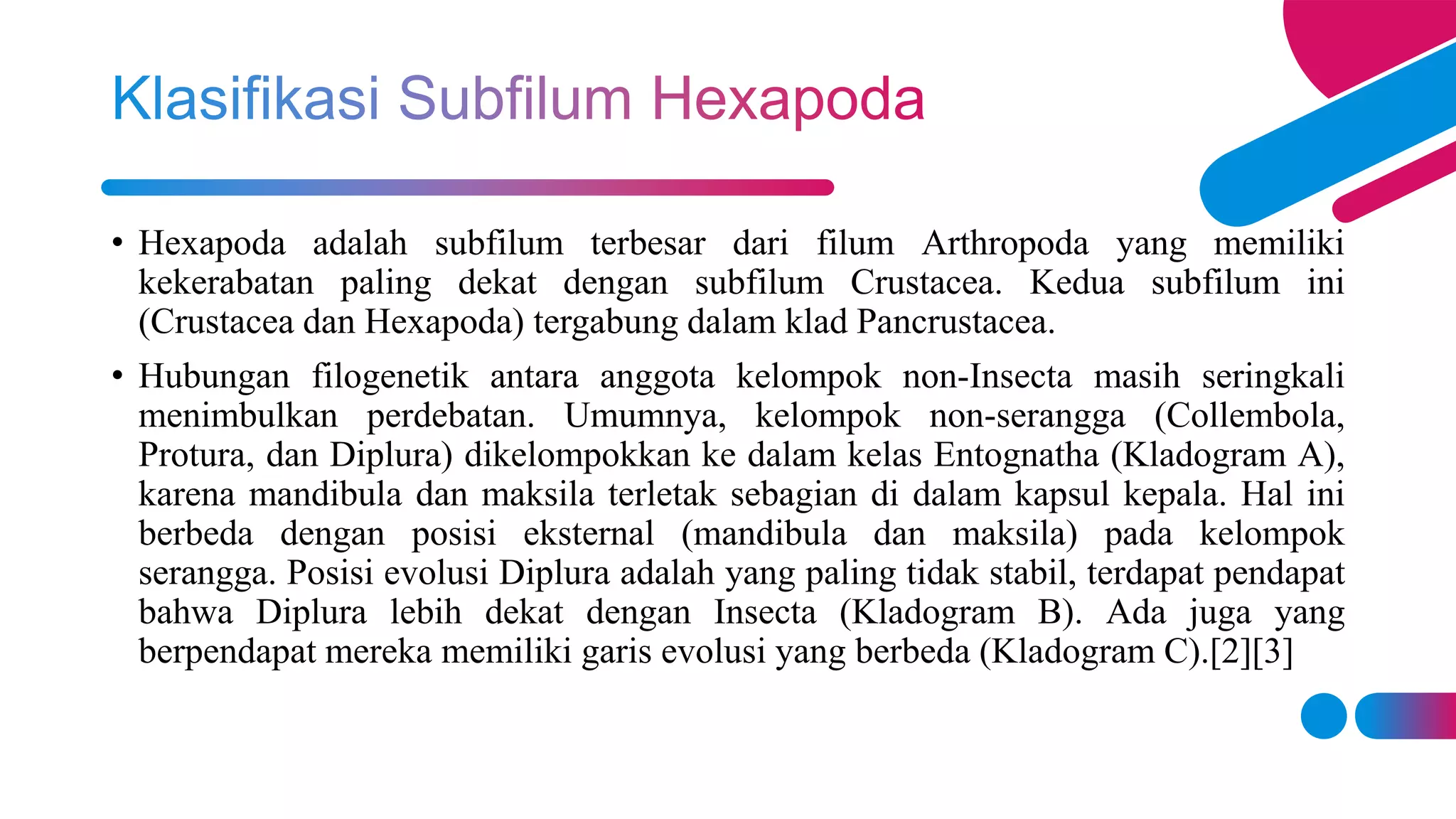Klasifikasi dan sistem penamaan serangga | PPTX