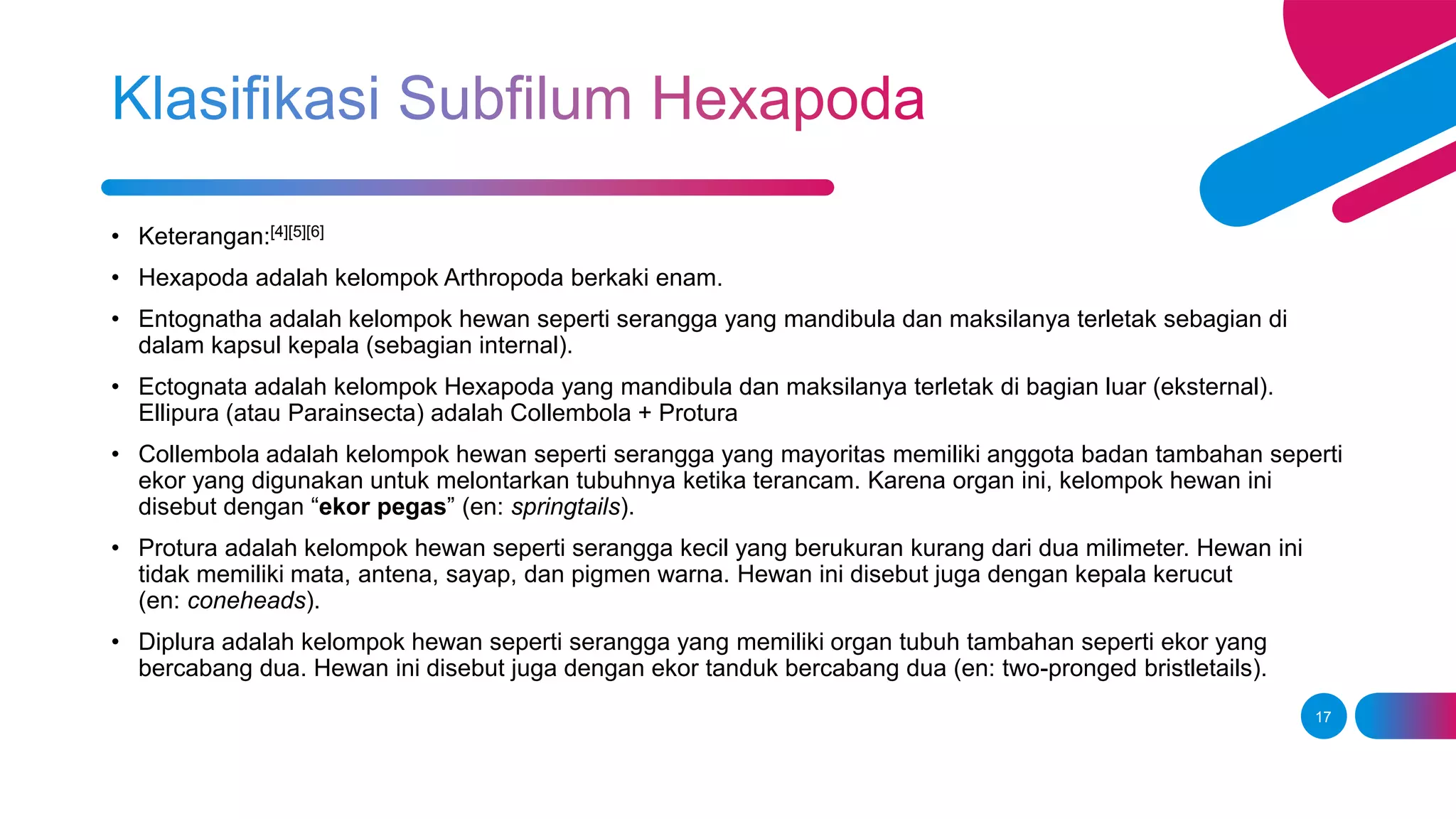 Klasifikasi dan sistem penamaan serangga | PPTX