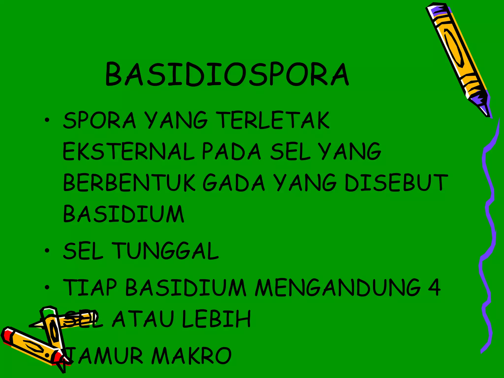 Klasifikasi & ekologi cendawan | PPT