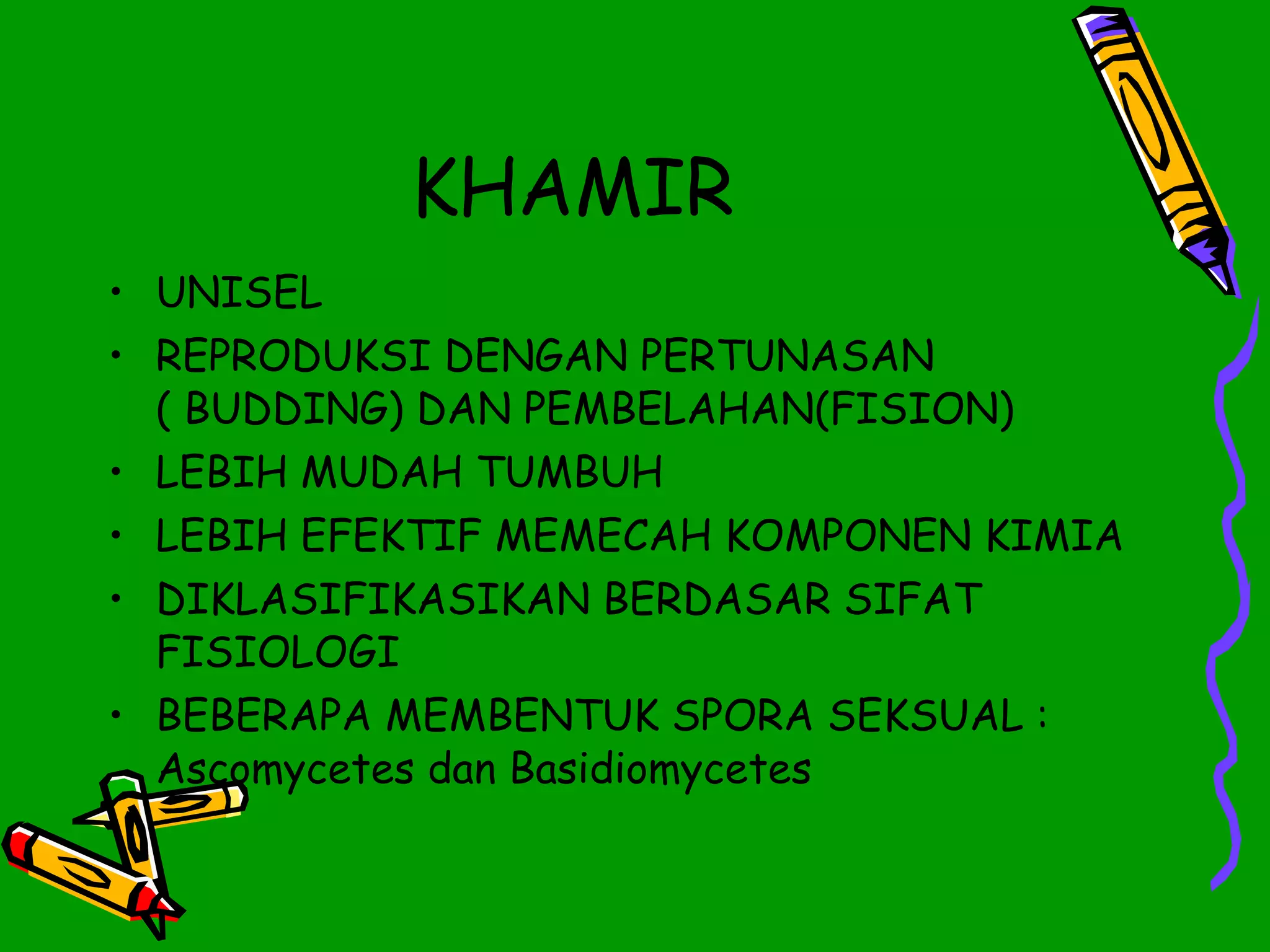 Klasifikasi & ekologi cendawan | PPT