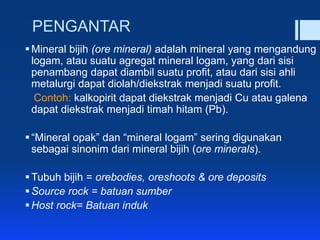 KLASIFIKASI ENDAPAN MINERAL.pptx